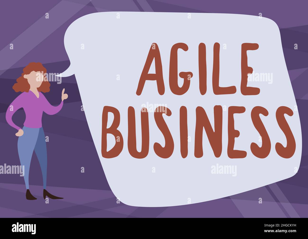 Inspiration showing sign Agile Business. Word Written on capability of ...