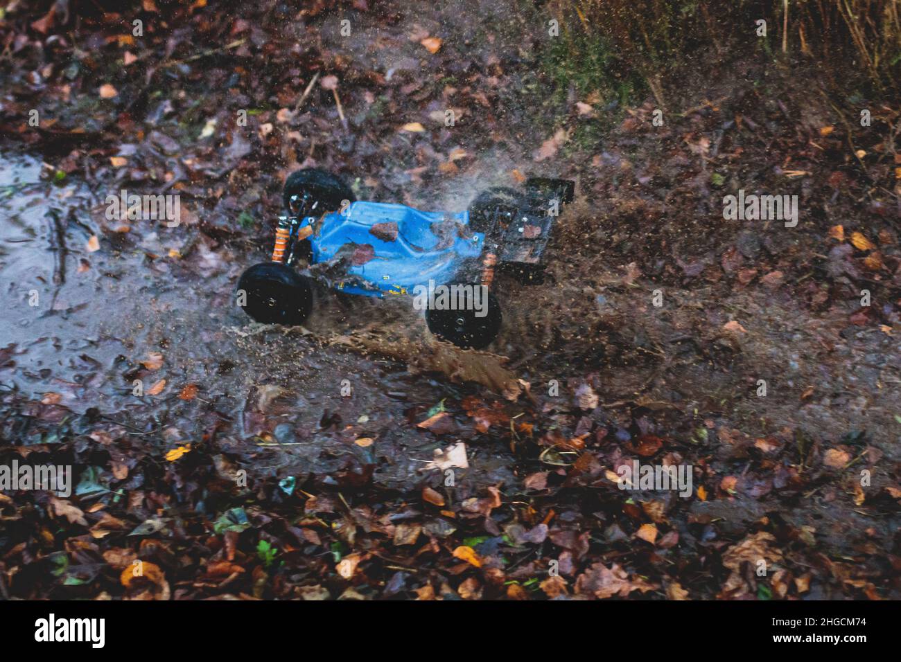 Radio controlled buggies cars race, process of rc wireless model toy ...