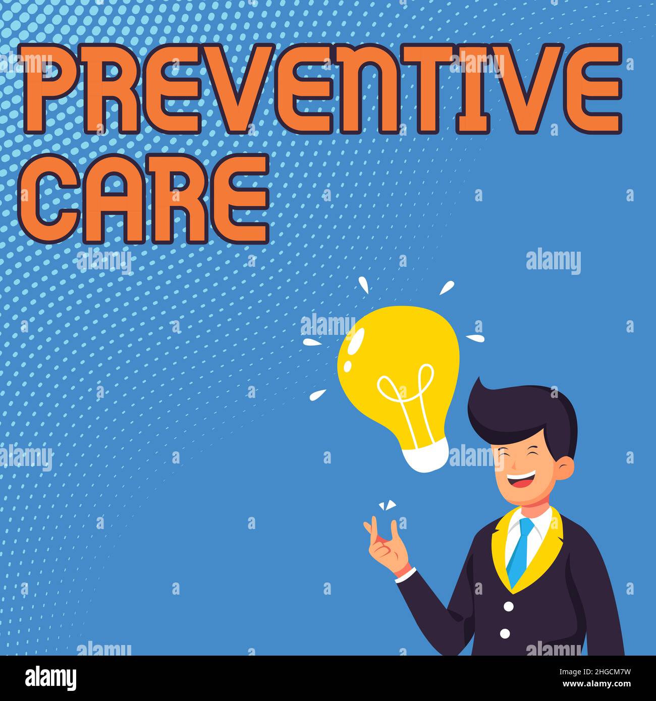Inspiration showing sign Preventive Care. Business overview care that ...