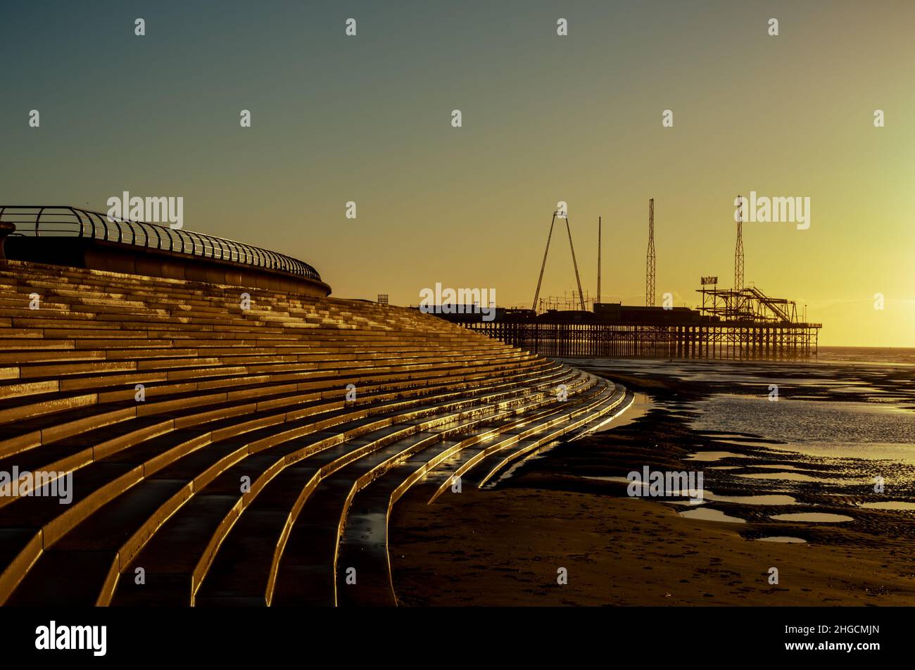 Spanish steps Blackpool Stock Photo - Alamy