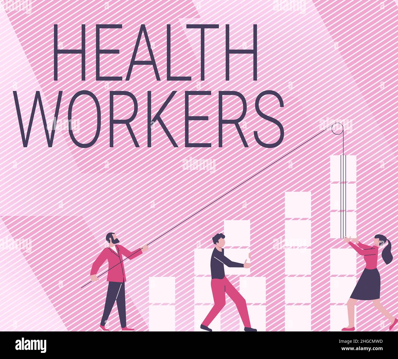 Conceptual display Health Workers. Business showcase showing whose job ...