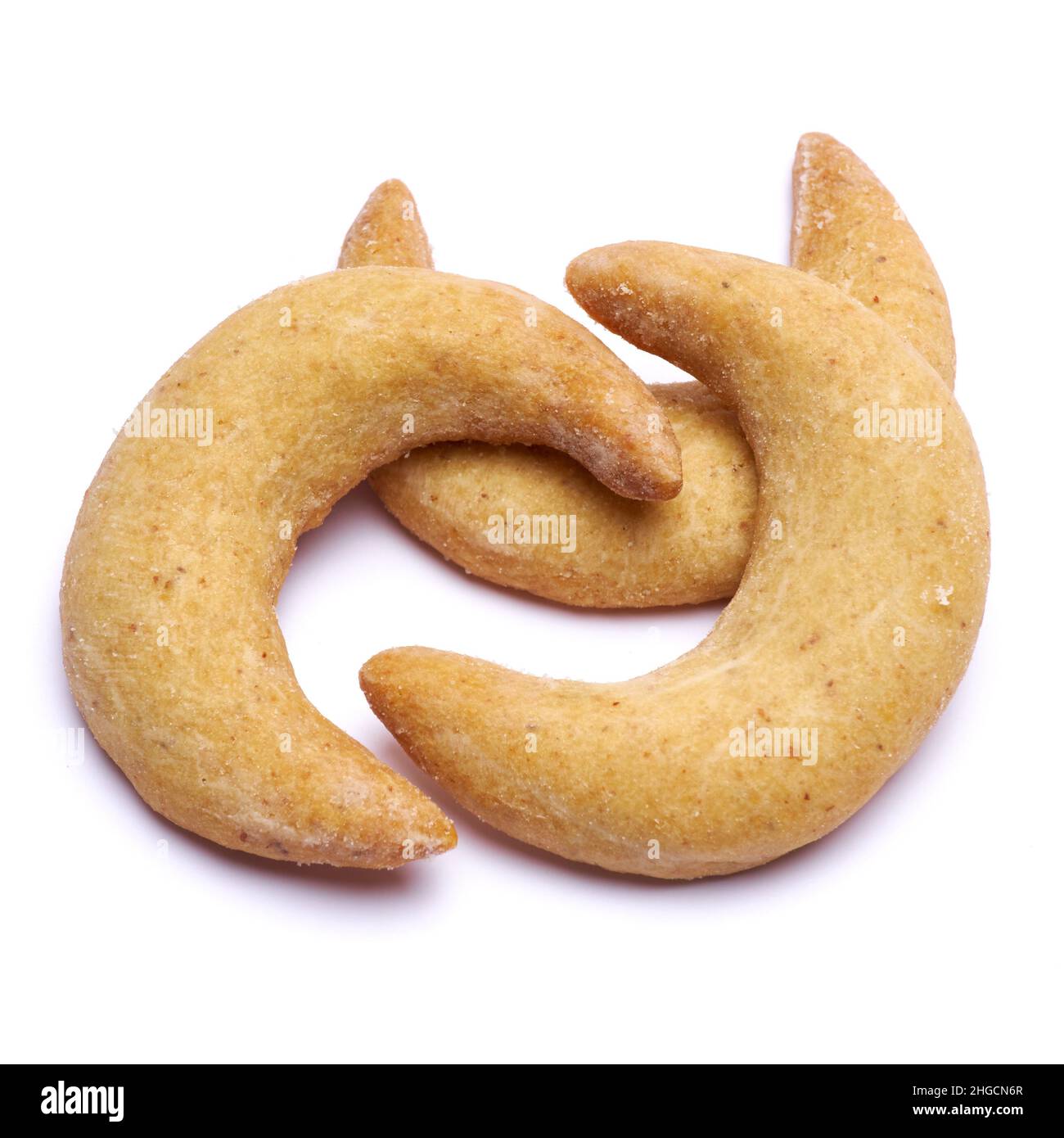 Traditional German or Austrian Vanillekipferl vanilla kipferl cookies ...