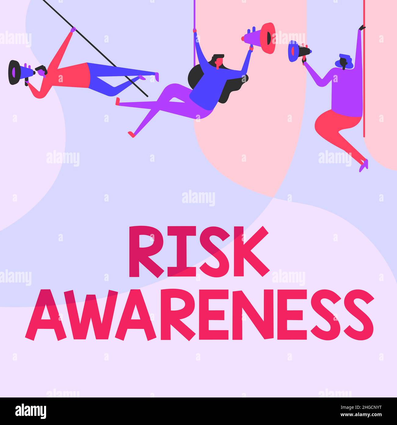 Hand writing sign Risk Awareness. Business idea recognizing factors ...