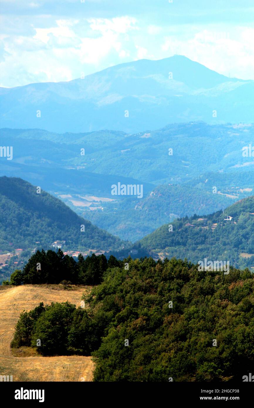 appennino landscape and detail Stock Photo - Alamy