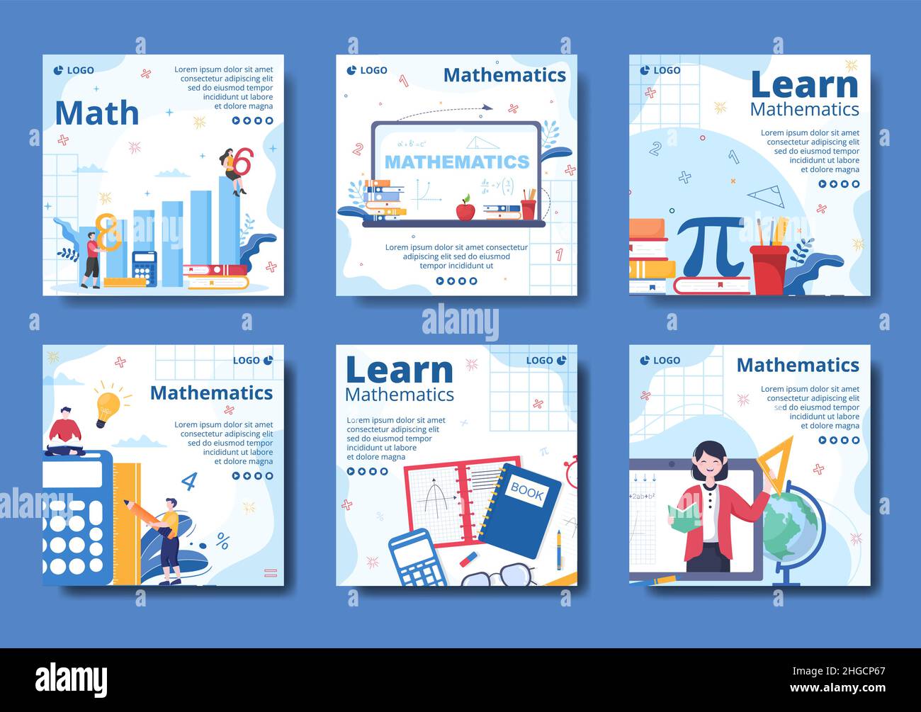Learning Mathematics Education and Knowledge Post Template Flat ...