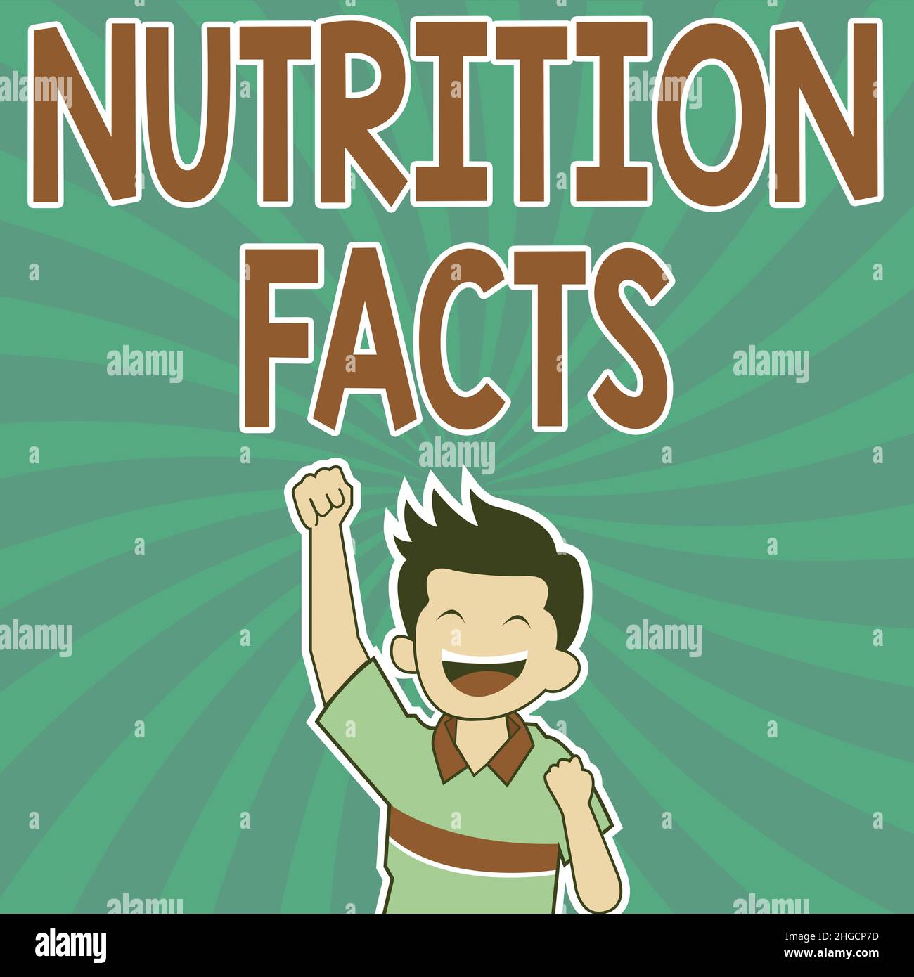 Text sign showing Nutrition Facts. Word for detailed information about ...