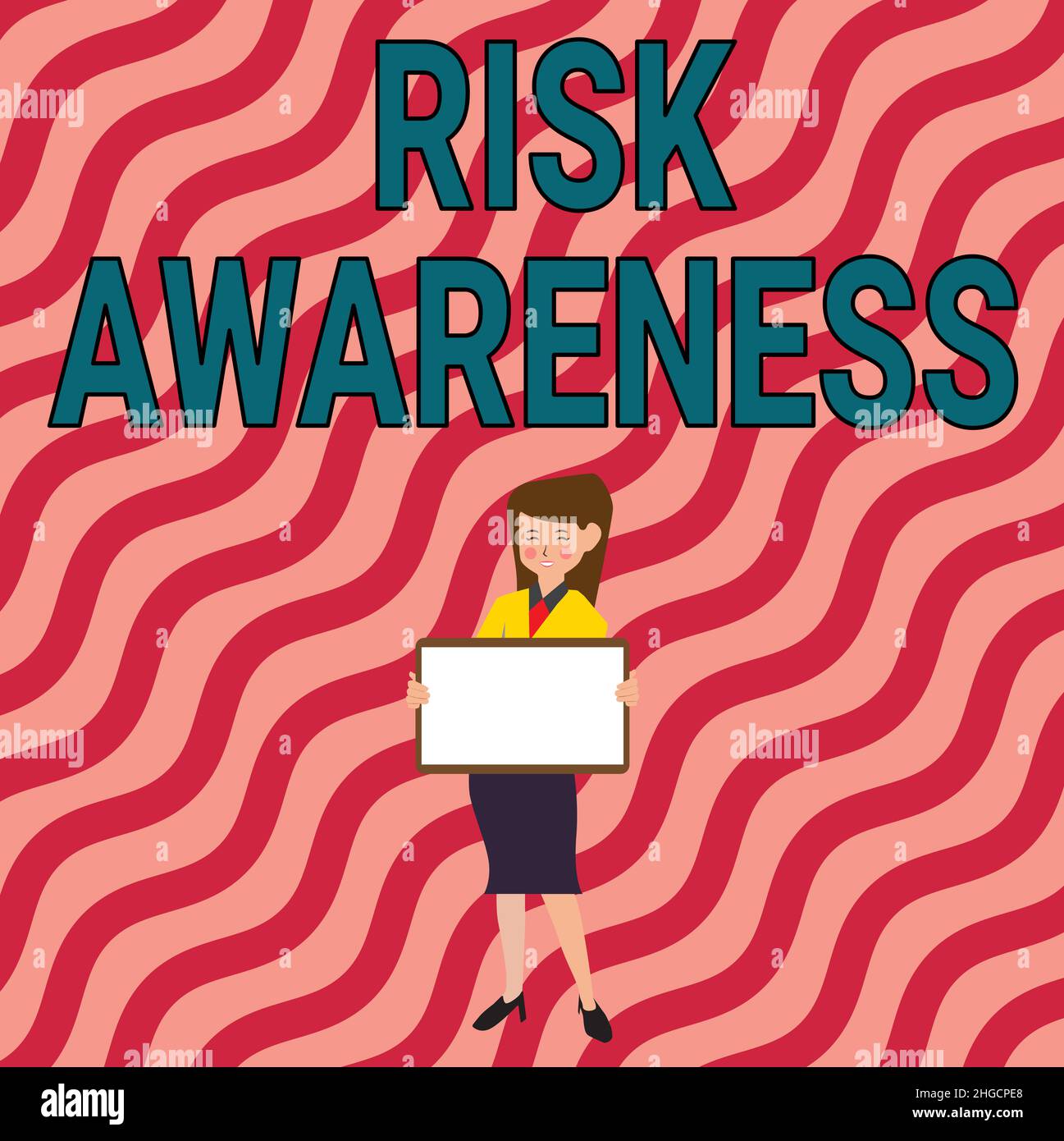 Text showing inspiration Risk Awareness. Word Written on recognizing ...
