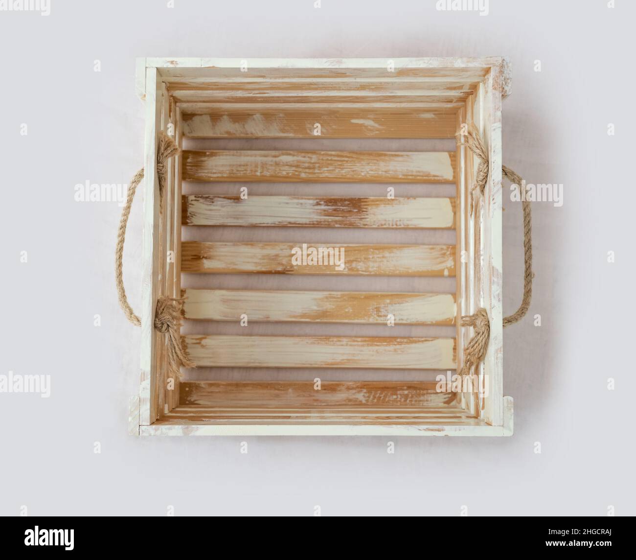 Wooden container crate box Stock Photo - Alamy
