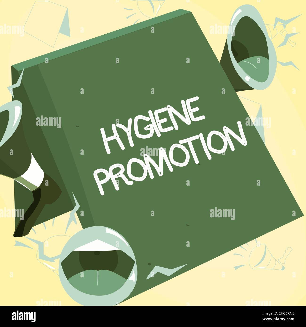 Text showing inspiration Hygiene Promotion. Business idea systematic ...