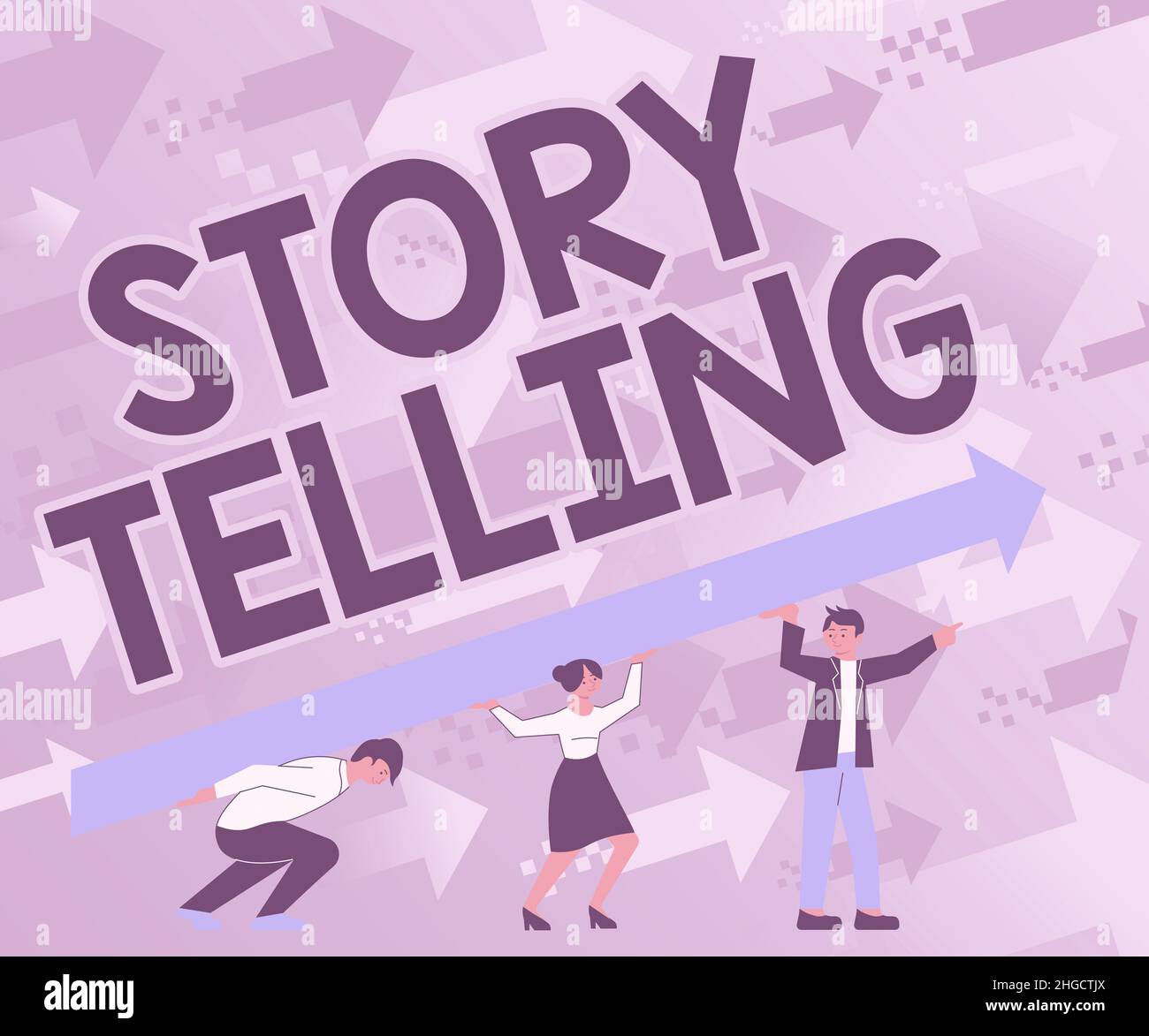 Hand writing sign Story Telling. Business showcase narrative style of ...