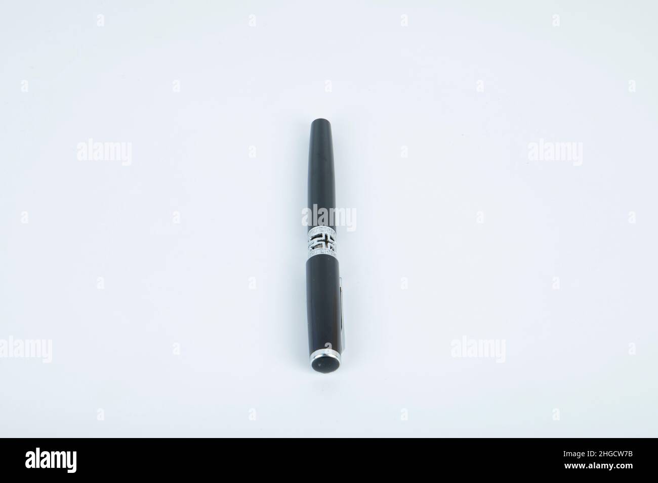 metal pen isolated on white background Stock Photo - Alamy