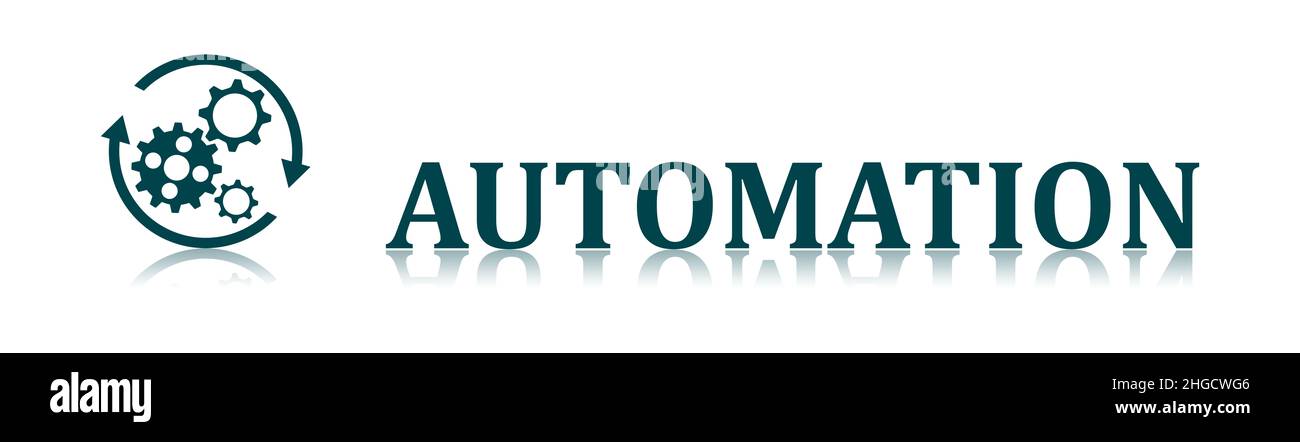 Illustration of an automation concept Stock Photo - Alamy