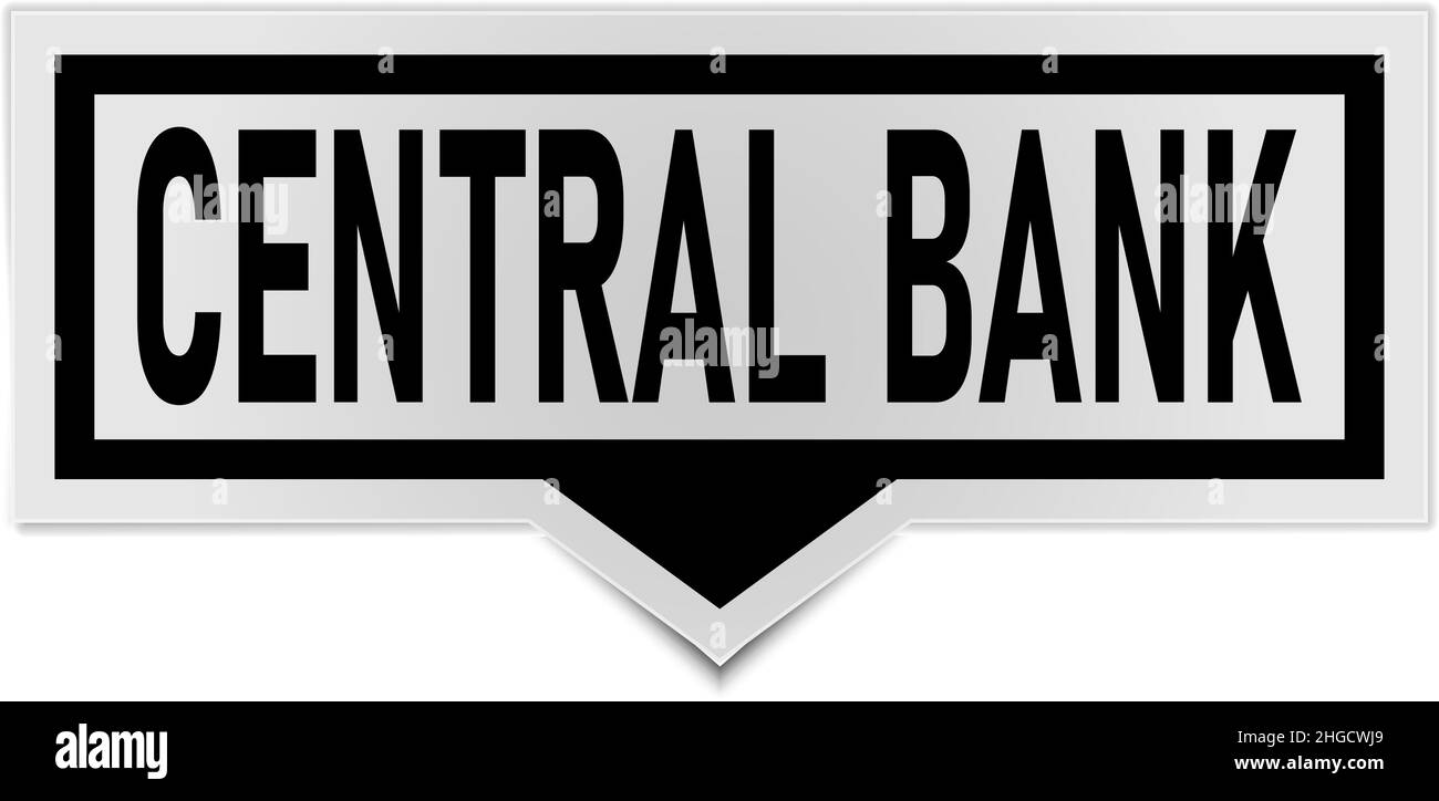 central bank sign icon speech bubble symbol. Vector Stock Vector Image ...