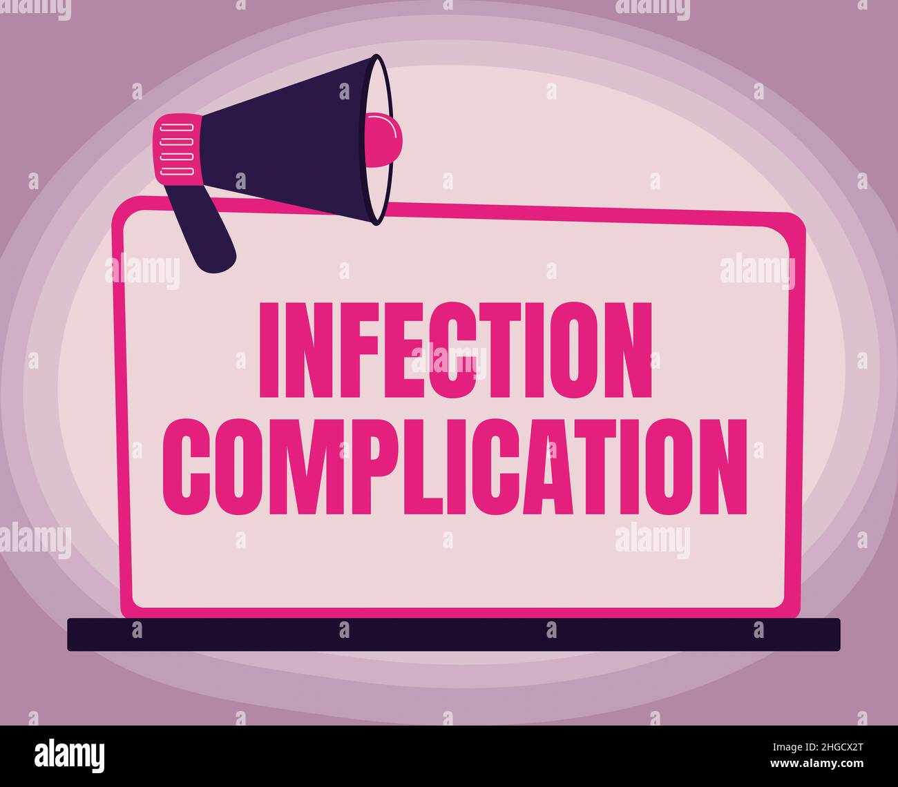 Inspiration showing sign Infection Complication. Concept meaning ...