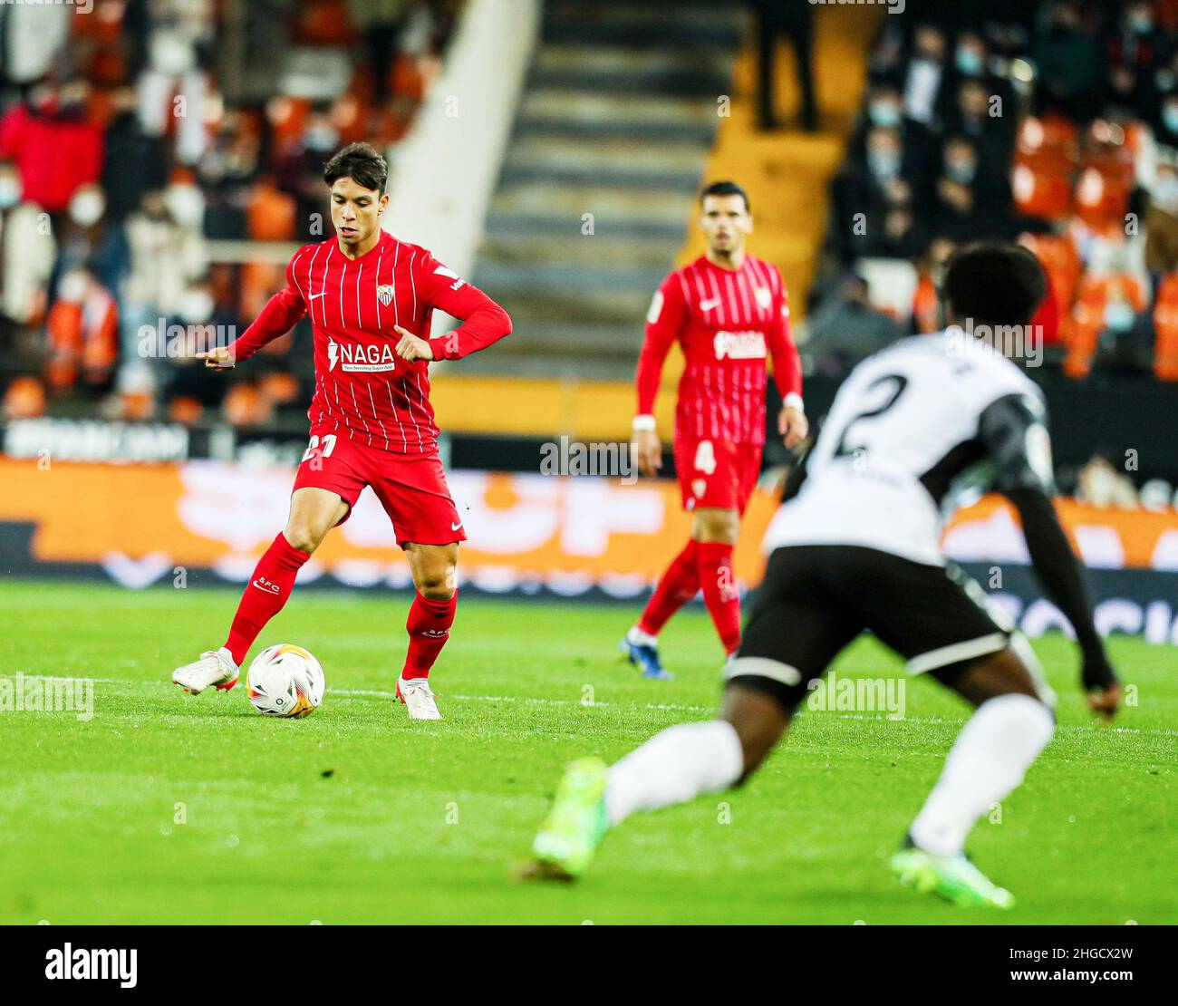 Oliver Torres of Sevilla FC during the Spanish championship La Liga ...