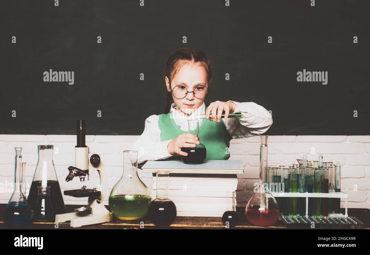 Back to school. Chemistry science. Back to school and happy time ...