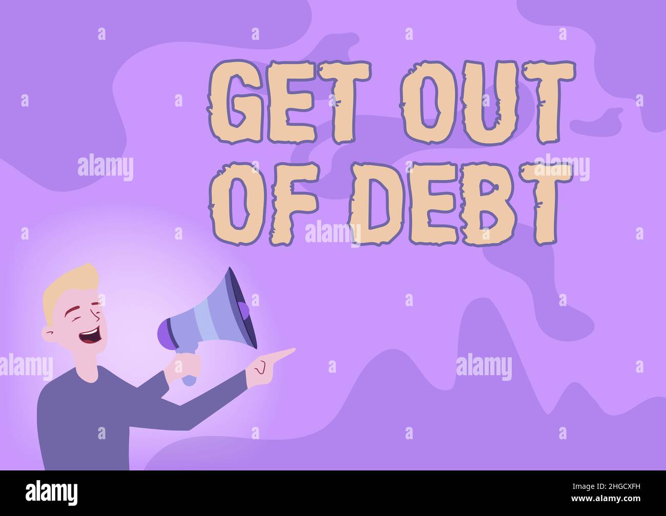 Inspiration showing sign Get Out Of Debt. Concept meaning changing ...