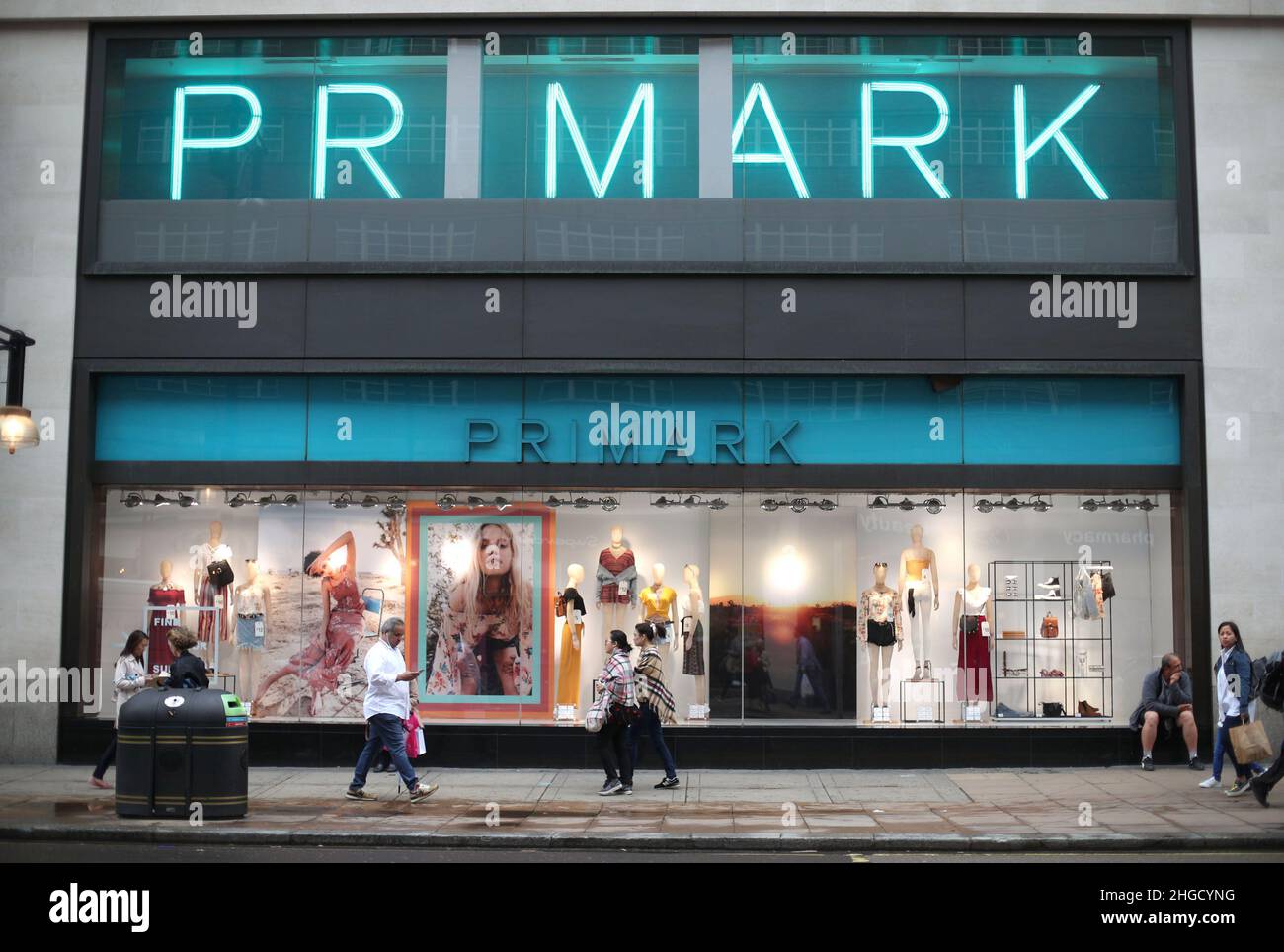 File photo dated 29/05/18 of a branch of Primark on Oxford Street ...
