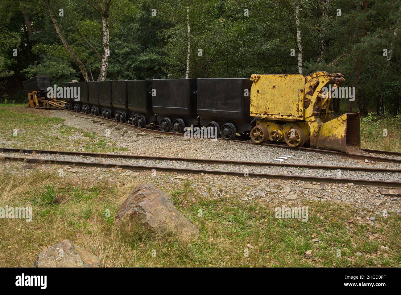 Mining train hi-res stock photography and images - Alamy