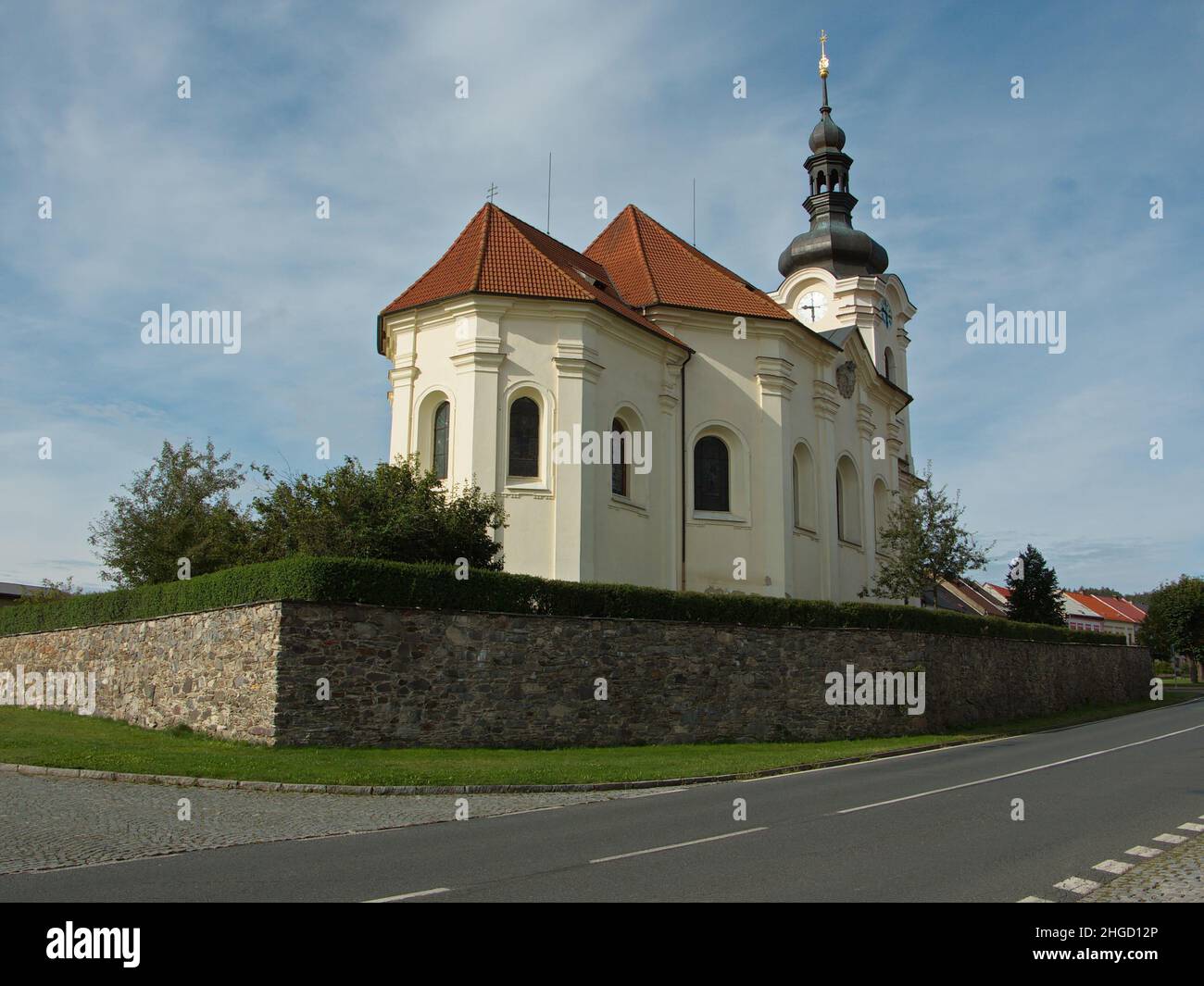 Church of St Georg in Cernosin,Plzen Region,Czech Republic,Europe Stock ...