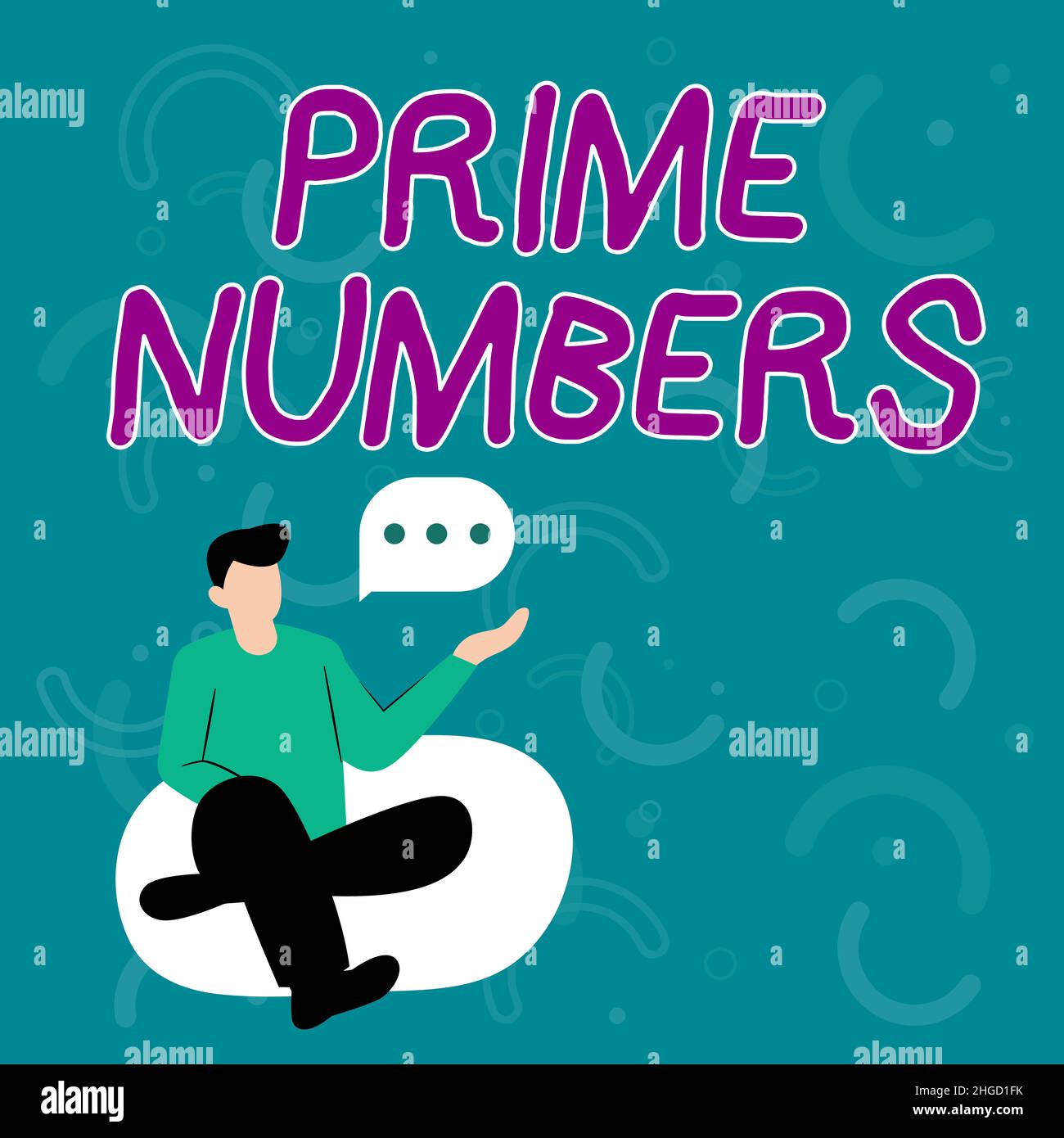 Hand writing sign Prime Numbers. Concept meaning a positive integer ...