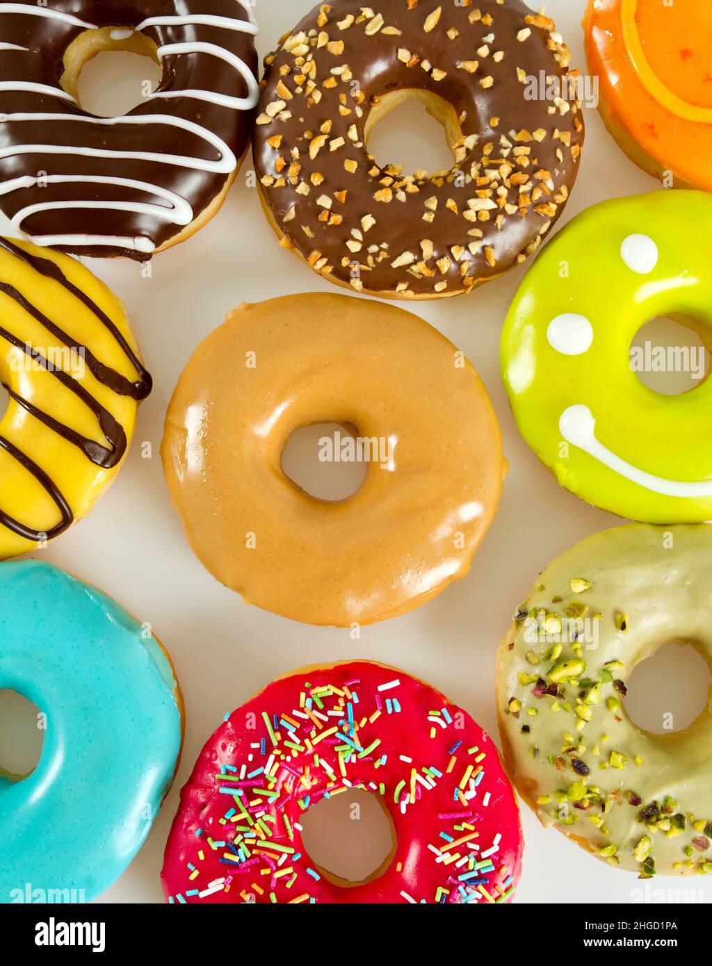 Apple doughnuts hi-res stock photography and images - Alamy