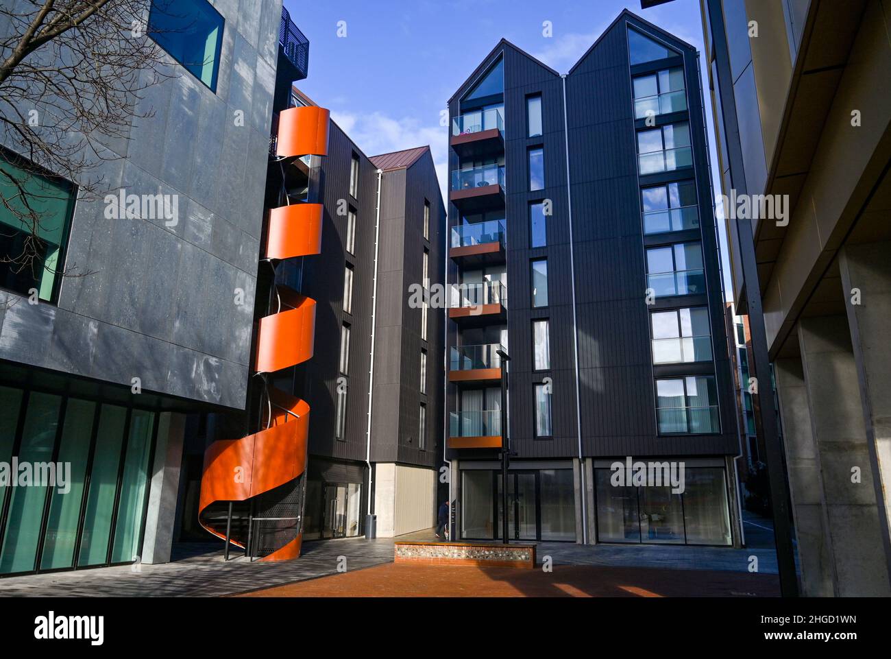 The newly built Circus Street development in Brighton city centre with ...