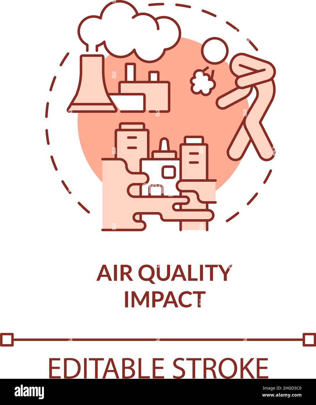 Breathing air quality Stock Vector Images - Alamy