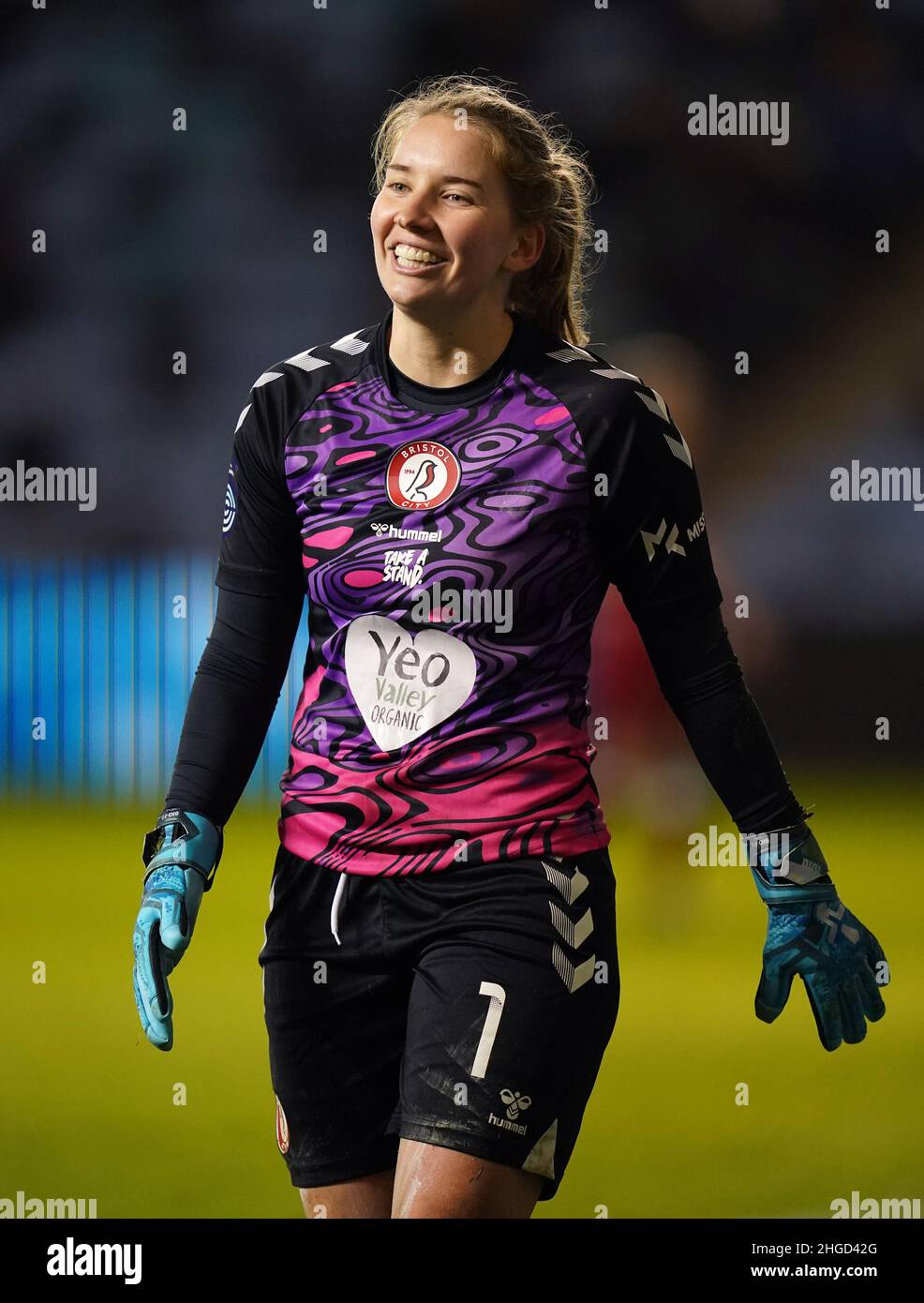 Bristol City goalkeeper Sophie Whitehouse during the Continental Women ...