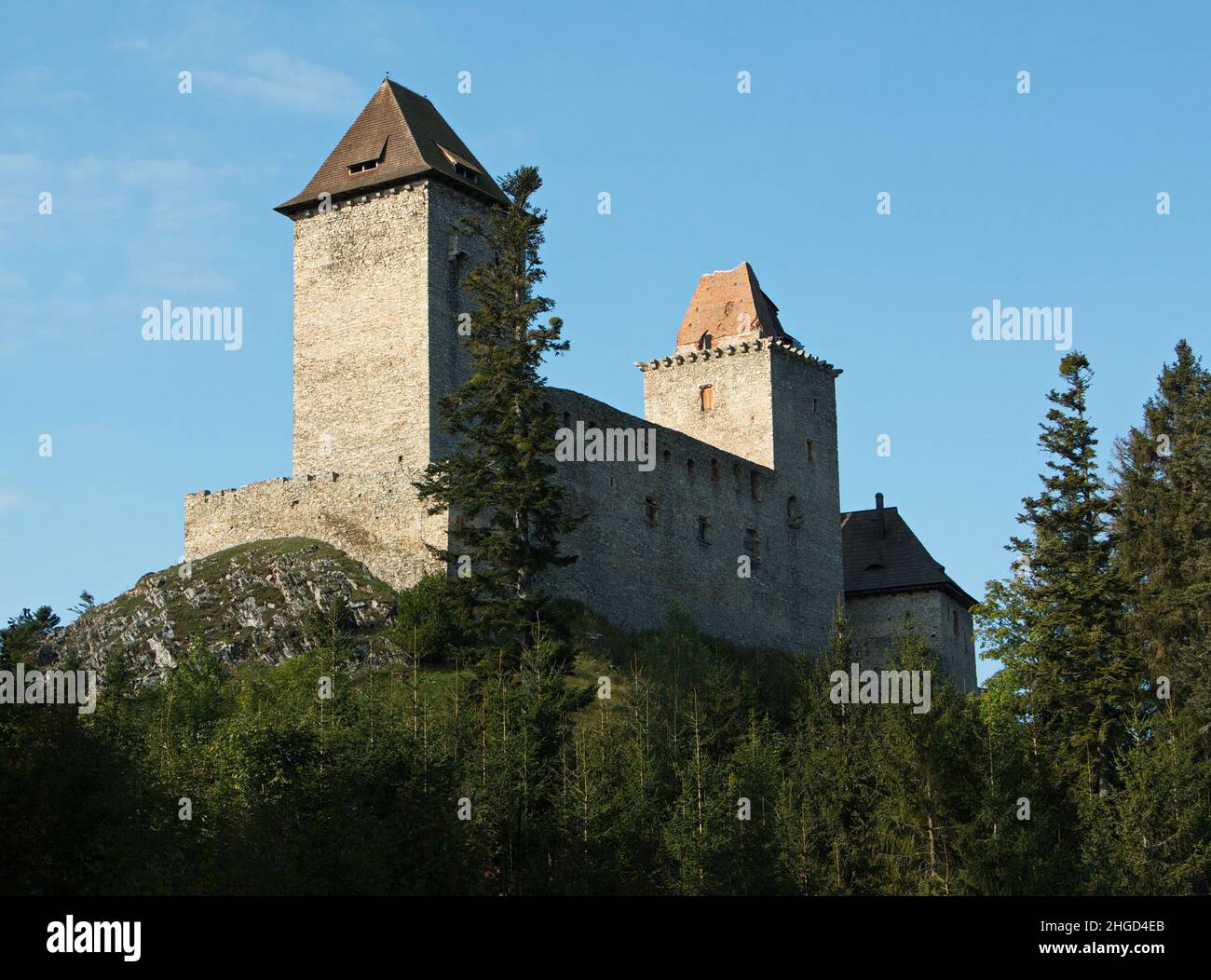 Kasperk castle near Kasperske Hory,Plzen Region,Czech republic,Europe ...