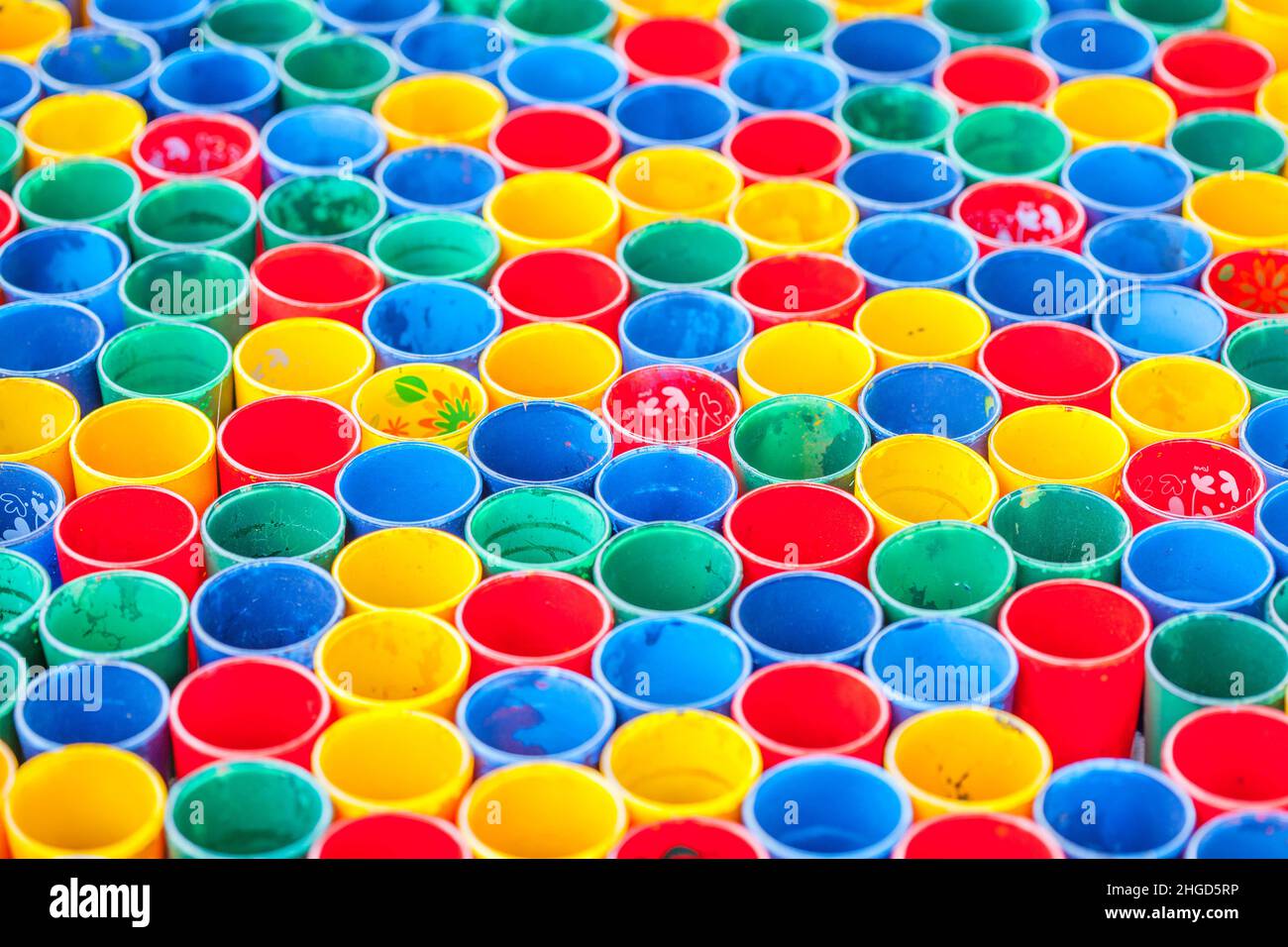 Colourful palette pattern Stock Photo - Alamy