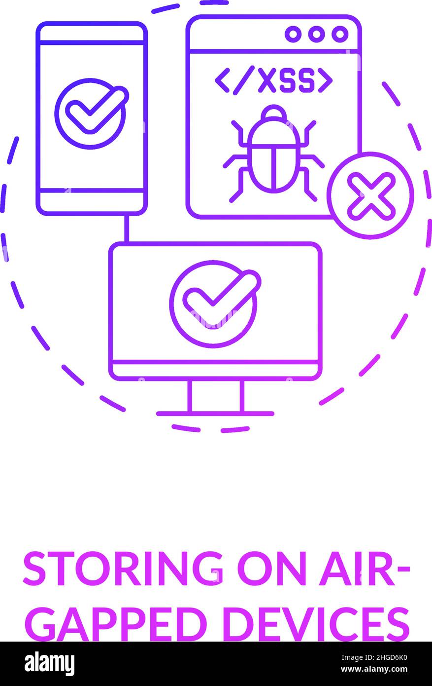 Storing personal information Stock Vector Images - Alamy