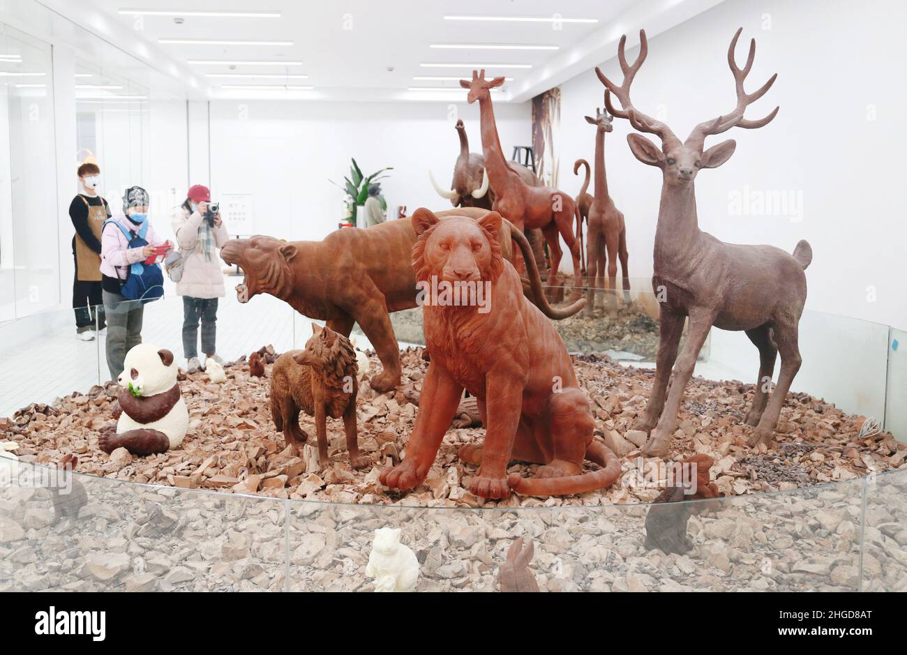 SHANGHAI, CHINA - JANUARY 18, 2022 - A view of the Chocolate Museum in ...
