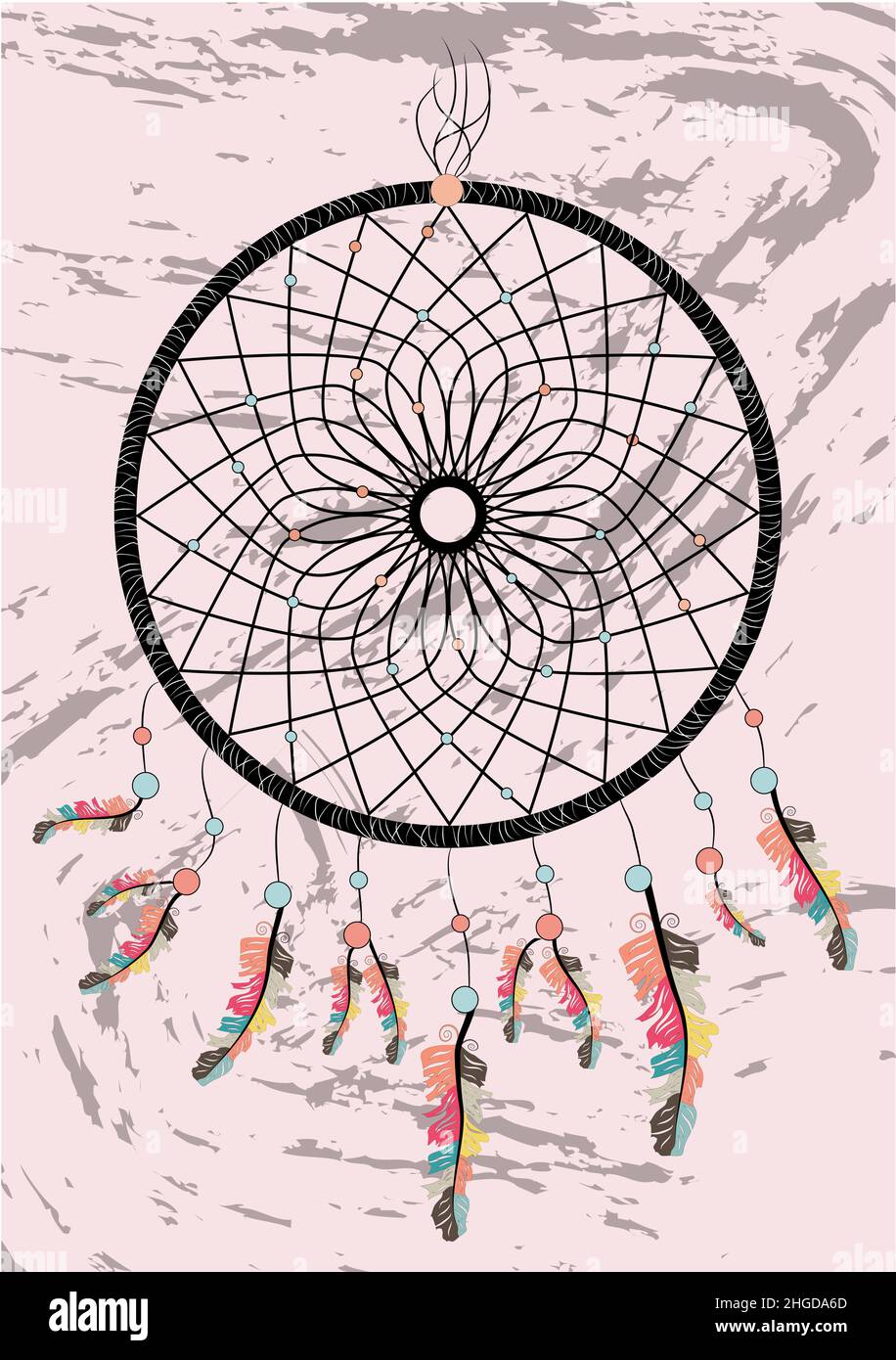 dream catcher boho native american indian talisman dreamcatcher ...