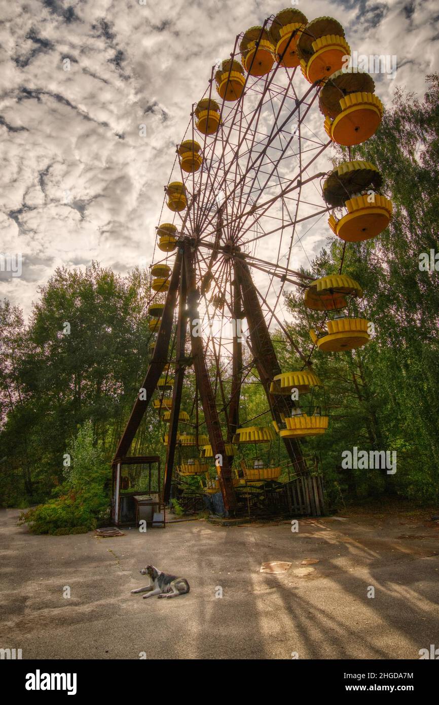The Ferris wheel in Prypiat Chernobyl Stock Photo - Alamy