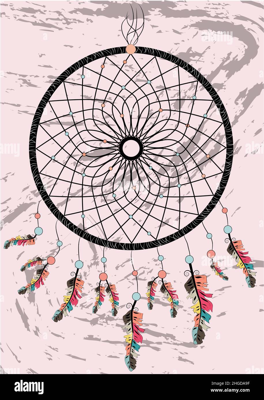 dream catcher boho native american indian talisman dreamcatcher ...