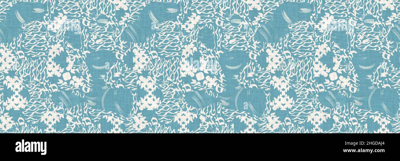 Seamless two tone hand drawn brushed effect pattern border swatch. High ...