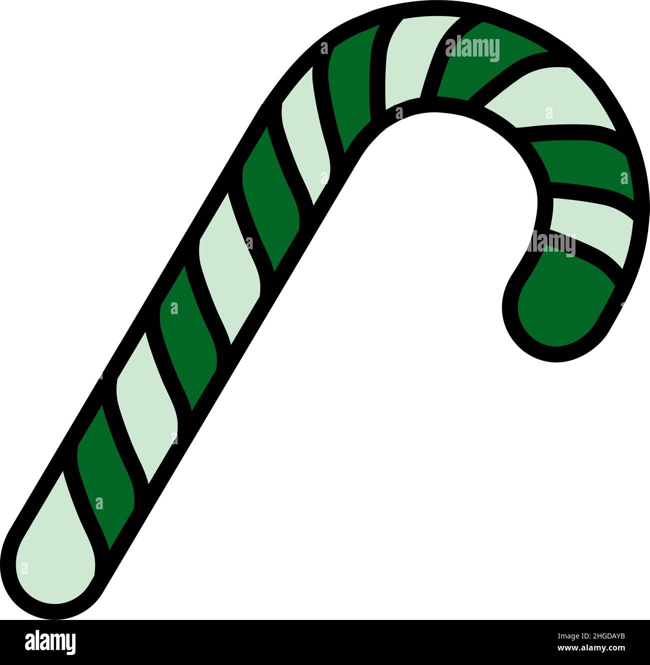 Stick Candy Icon. Editable Bold Outline With Color Fill Design. Vector ...