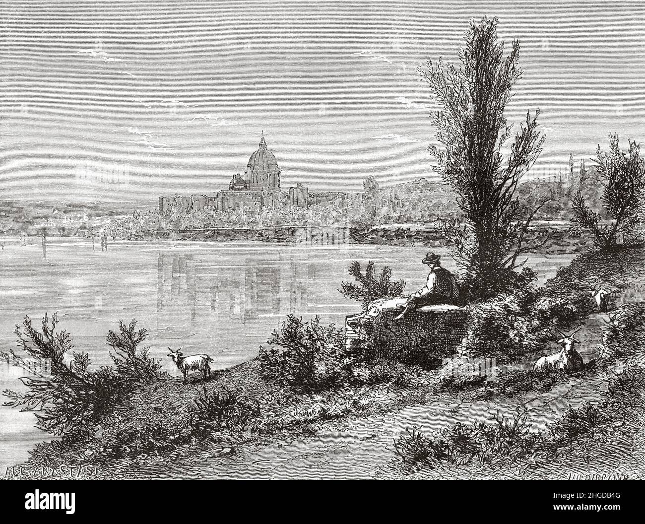 Ancient rome city drawing hi-res stock photography and images - Alamy