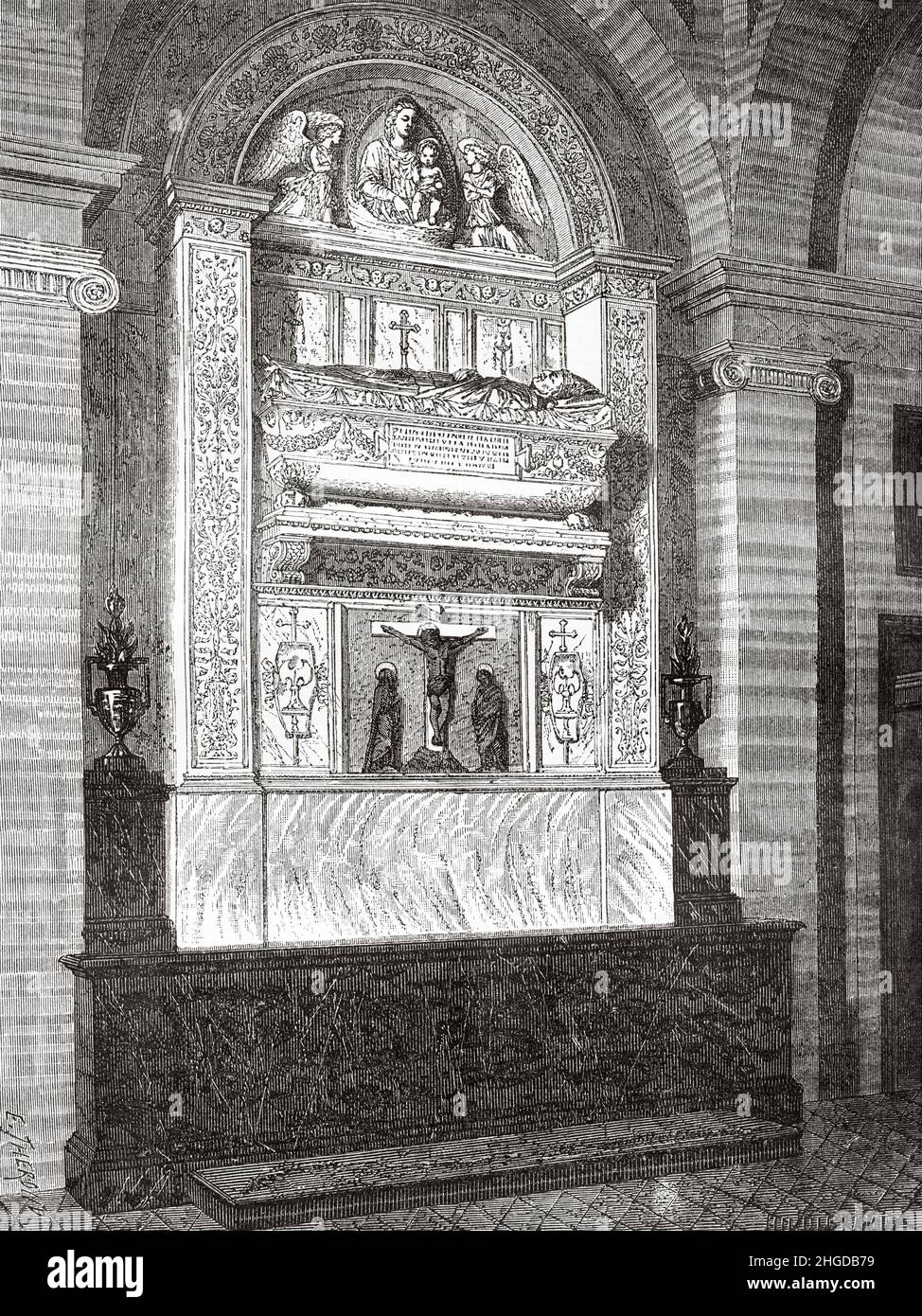 Basilica Papale di Santa Maria Maggiore. Tomb of William Roca ...