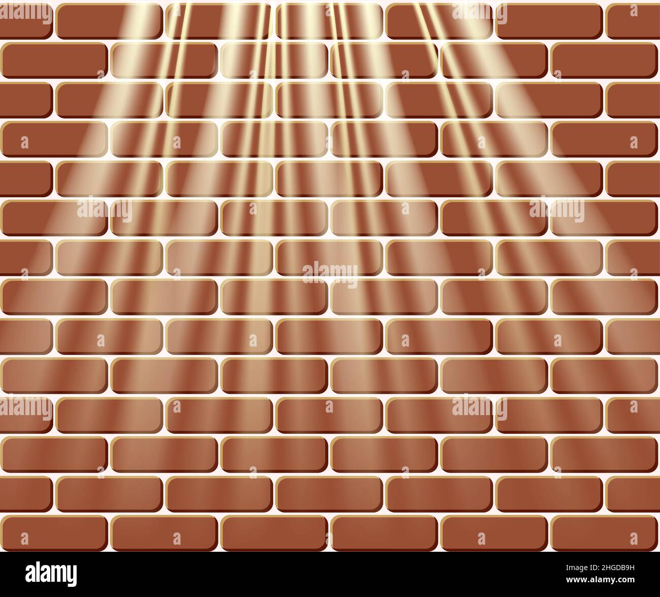Silver Searchlights, spotlight, ray, beam, on brick wall background ...