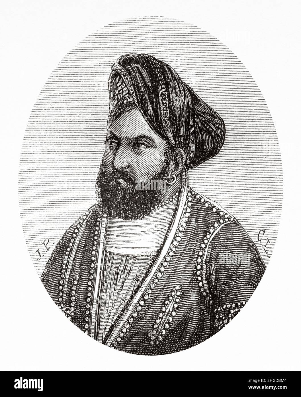 Akbar portrait Cut Out Stock Images & Pictures - Alamy