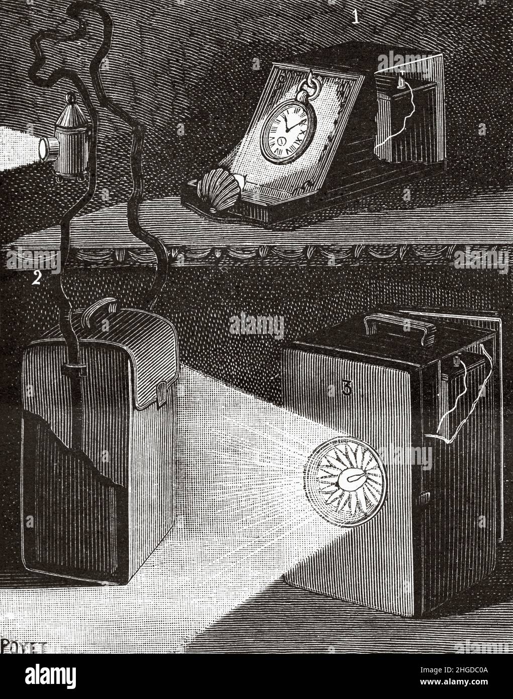 Electric lights 1800s hi-res stock photography and images - Alamy