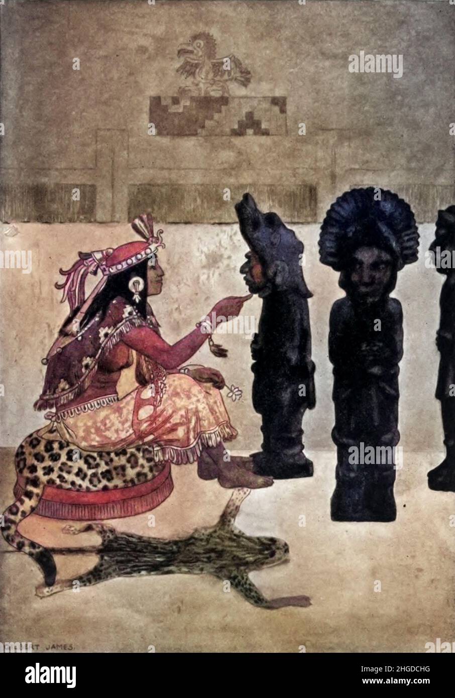 Aztec Princess Painting