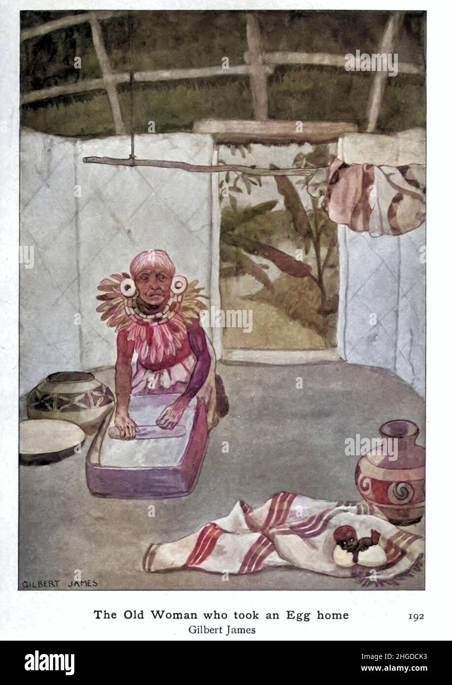 The Old Woman who Took an Egg Home byby Gilbert James from the book ...