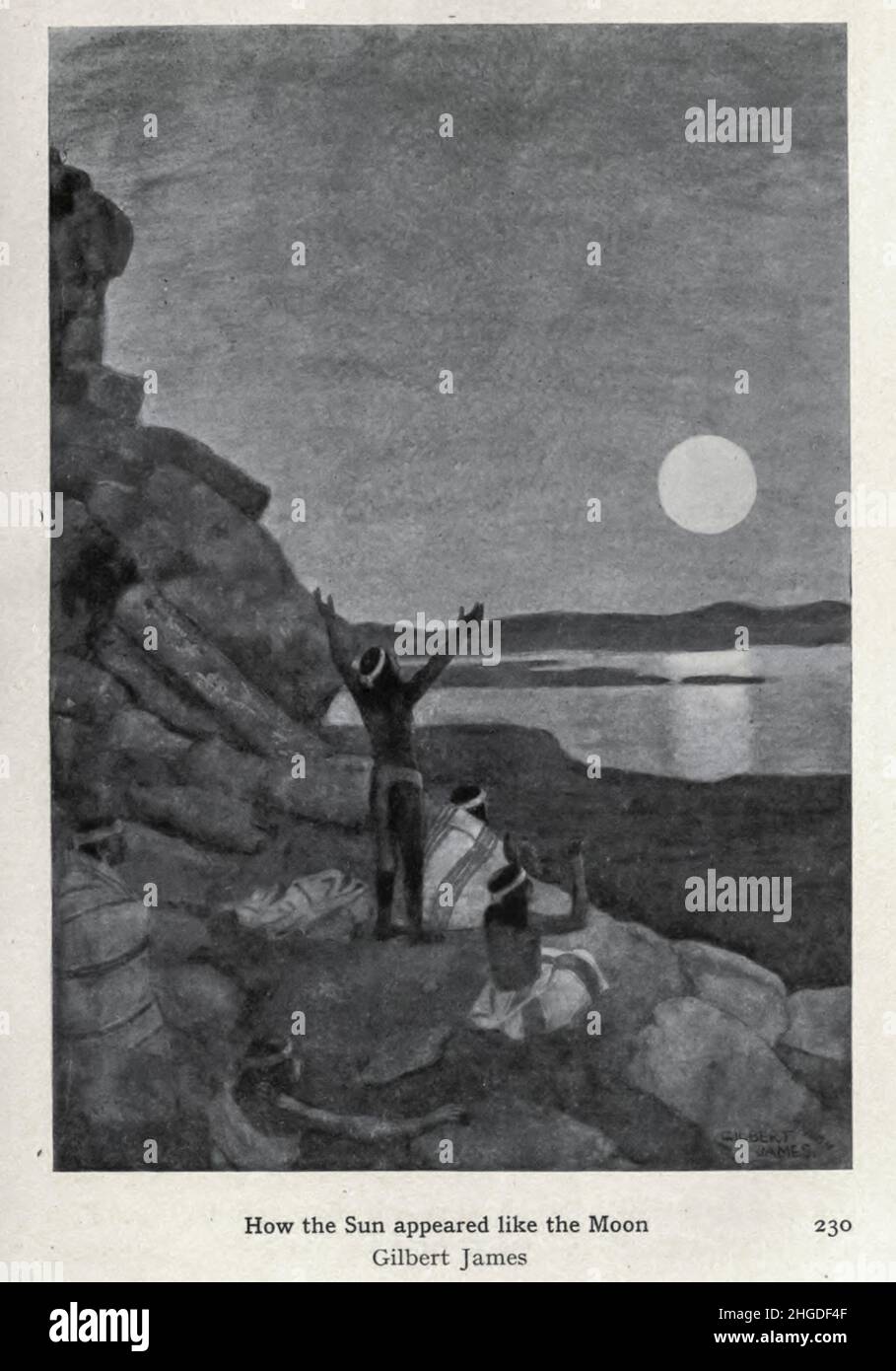 How the Sun Appeared like the Moon by Gilbert James from the book ...