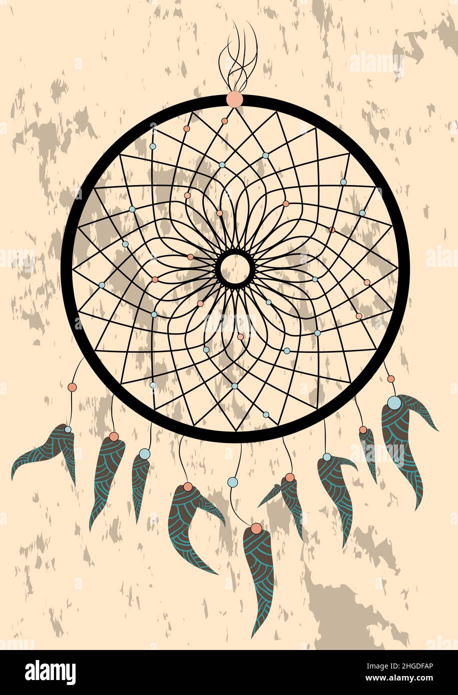 dream catcher boho native american indian talisman dreamcatcher ...