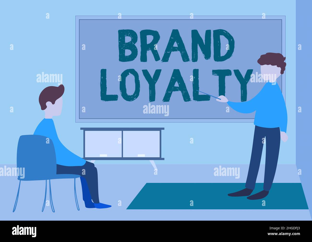 Conceptual caption Brand Loyalty, Business concept positive feelings to ... Conceptual caption Brand Loyalty, Business concept positive feelings to ...