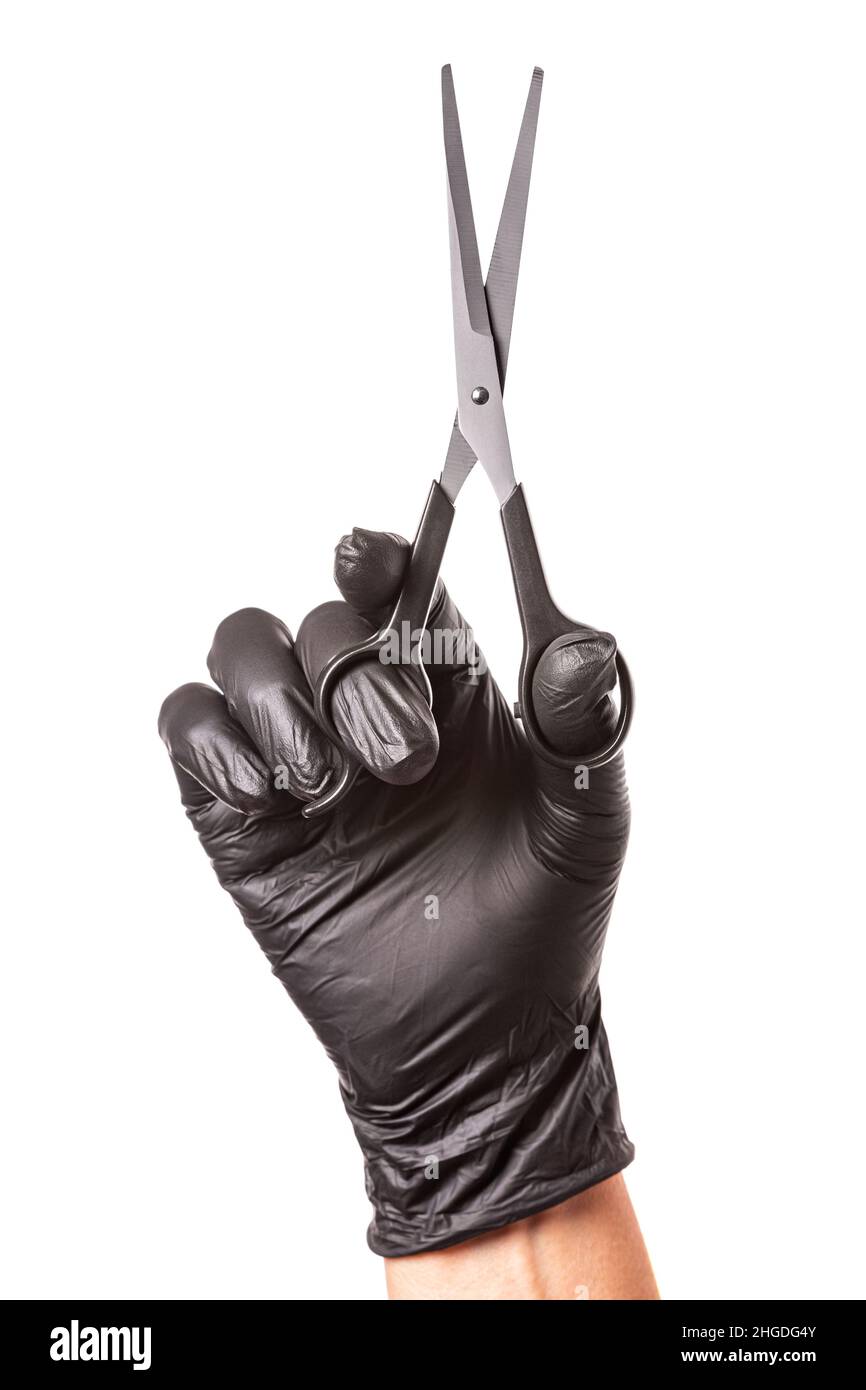 Holds scissors hi-res stock photography and images - Alamy