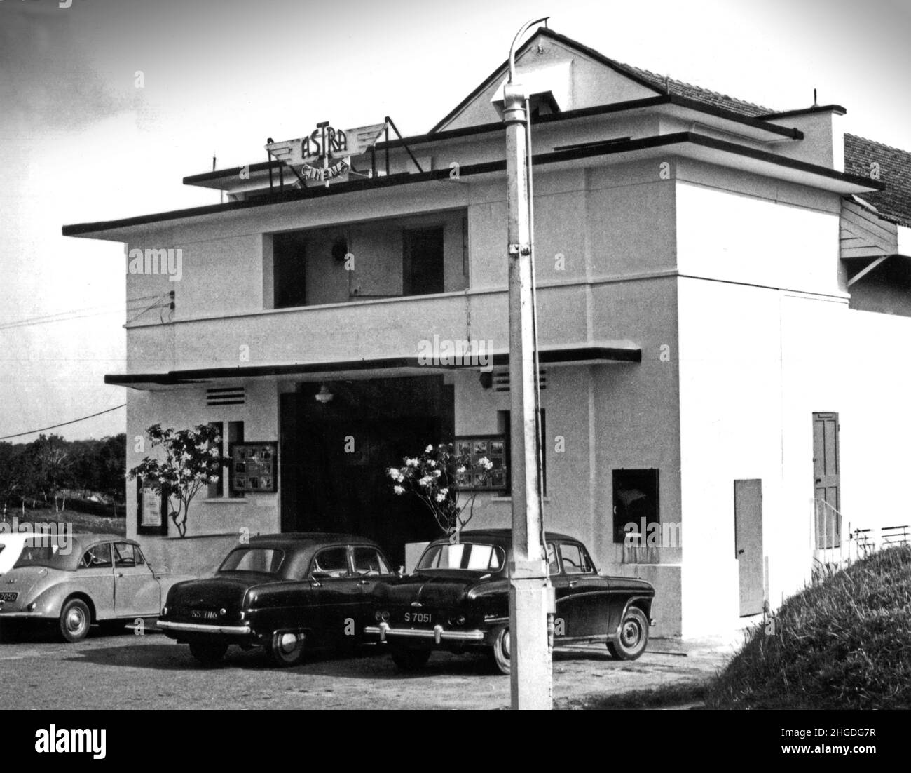 The Astra cinema in HMS Simbang (RNAS Sembawang) home of 42 Commando ...
